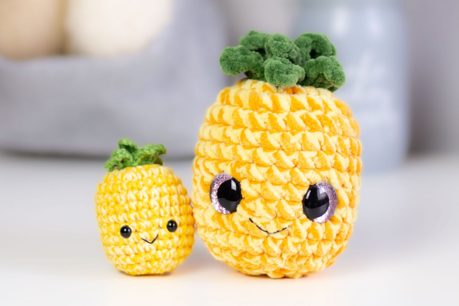 Free No-Sew crochet pattern “Pineapple” – Planet Piu