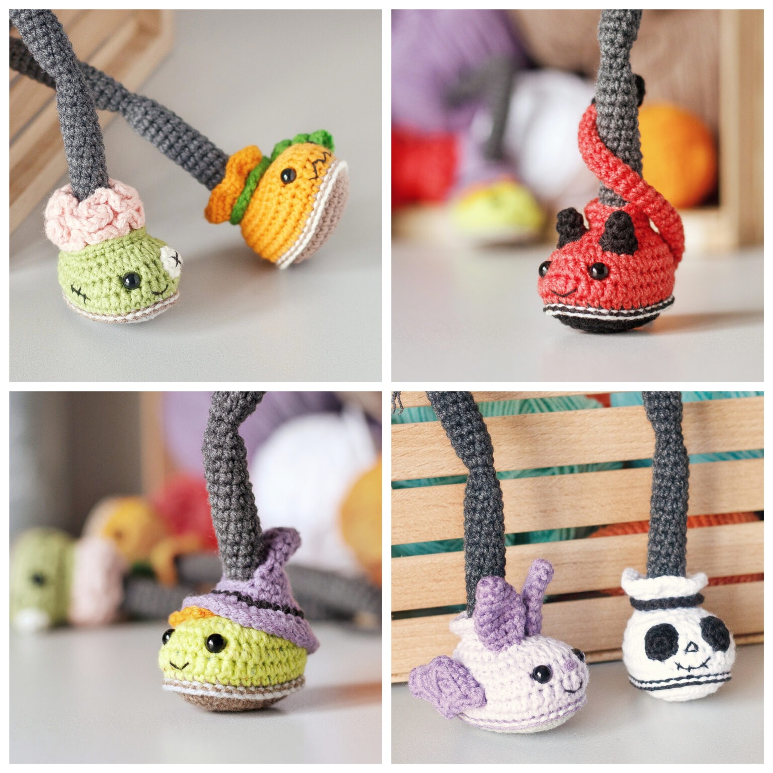 Halloween Boot Keychains — fun upgrade of the Halloween Spider boots ...